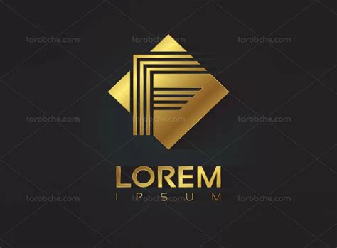 وکتور لوگوی حرف F رایگان گرافیک با طعم تربچه