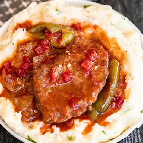 Crock Pot Swiss Steak Recipe Swiss Steaks In Crockpot Beef Swiss