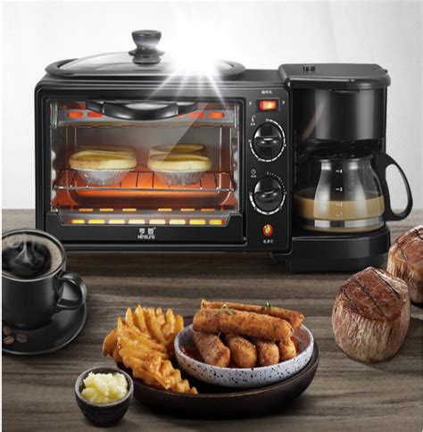 Aparat Multifunctional Pentru Mic Dejun Electric 3 In 1 Cuptor