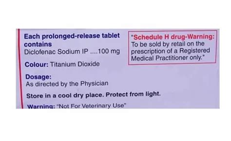 Diclofenac 100 Mg Sr At ₹ 151box Diclofenac Sodium Tablet In Nagpur