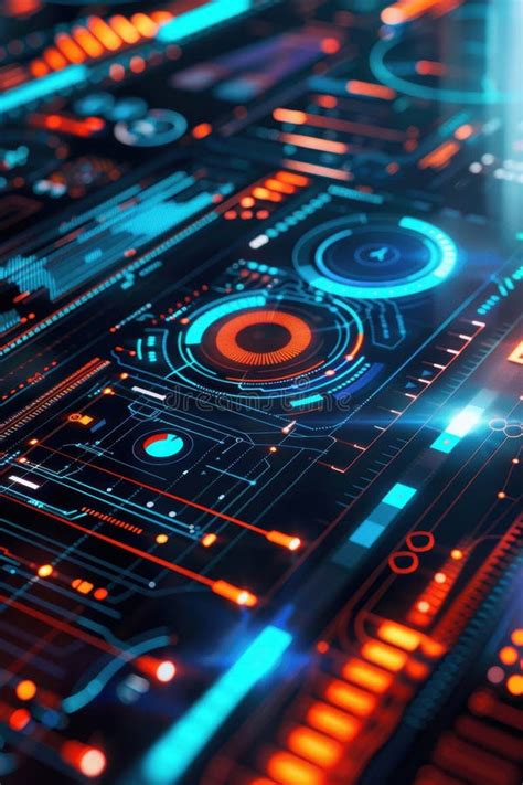 Futuristic Vehicle Monitoring App With Holographic Ui And Fuel