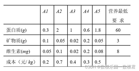数学规划模型之线性规划reduced Cost线性规划 Csdn博客