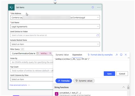 solved send email notification 30 days prior to current t power
