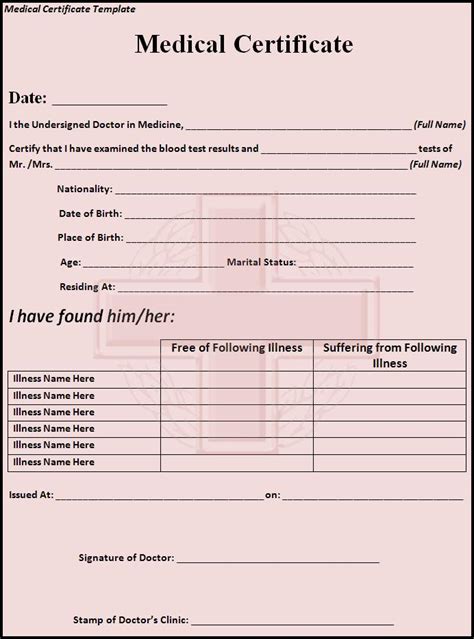 Medical Report Example Free Report Examples