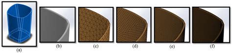 Details Of The Simulation Domain And Mesh Triangular Elements A
