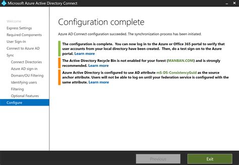 How To Connect AD DS With Azure AD Through AD Connector Configuration Manager ManishBangia