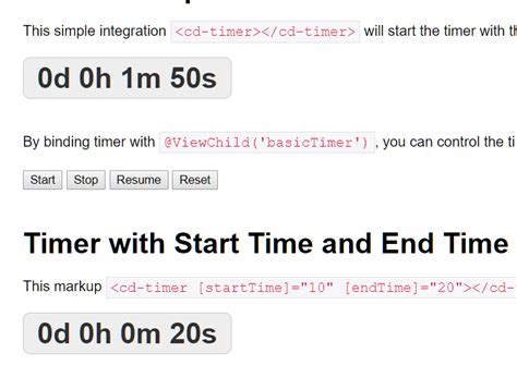 Simple Clean Countup And Countdown Timer For Angular Cd Timer Angular