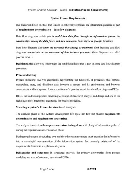 week 8 syst process rqmts using dfds pdf