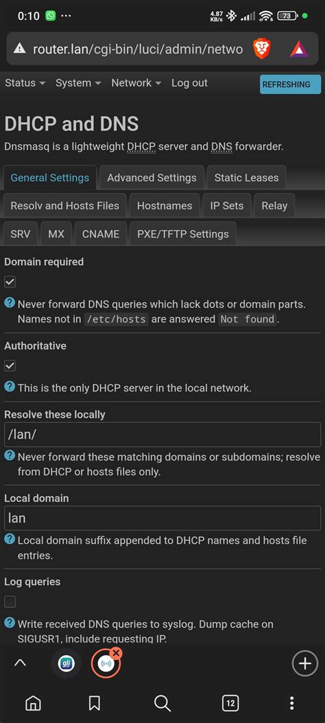 Wireguard Client With Custom Dns Not Resolving Lan Domains Routers Gl Inet