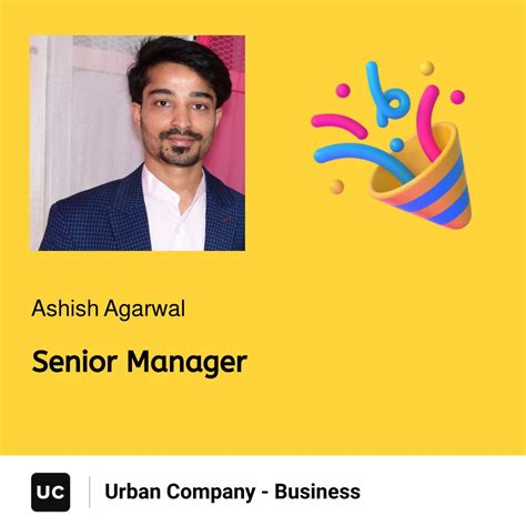 Ashish Agarwal On Linkedin Im Happy To Share That I Have Been Promoted To Senior Manager At