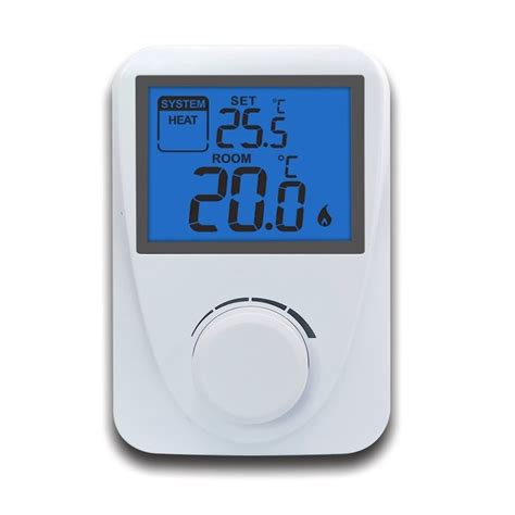 Hvac Systems Programmable Room Thermostat For Combi Boiler Ntc Sensor
