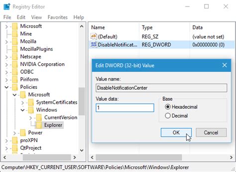 How To Disable Action Center For Windows Home Or Pro Updated