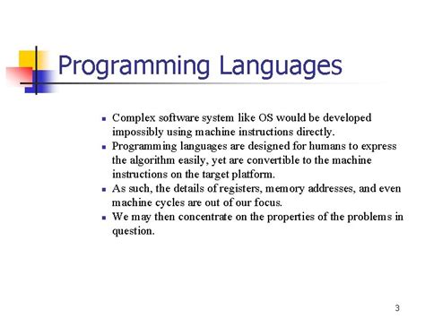Chapter 6 Programming Languages Chapter 6 Programming Languages