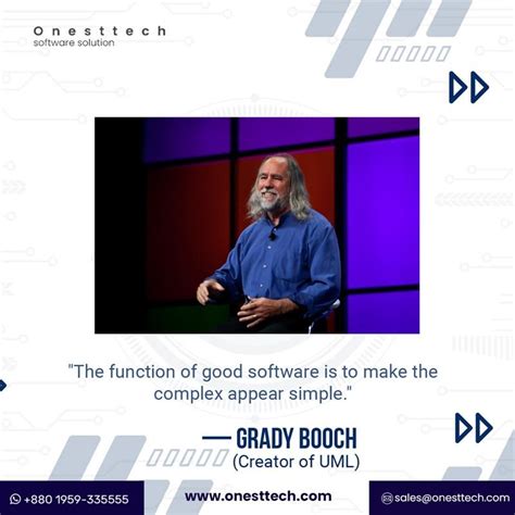 onesttech softwaresolutions techquote gradybooch uml innovation