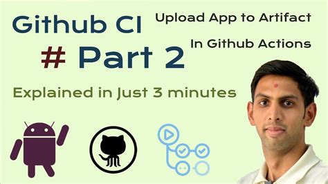 upload app to artifact in github actions android ci pipeline youtube