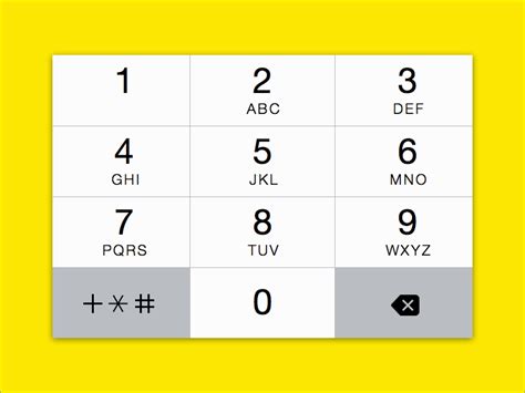 Numerical Keyboard For Apple Ios 7 Sketch Freebie Download Free Resource For Sketch Sketch