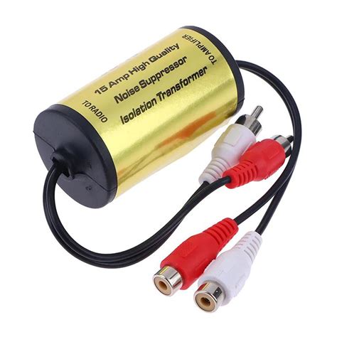 Kokiya Generic RCA Audio Noise A Ground Loop Isolator For Auto Stereo Walmart Com