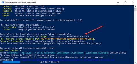 install minikube in windows server 2022 using winget virtualization howto