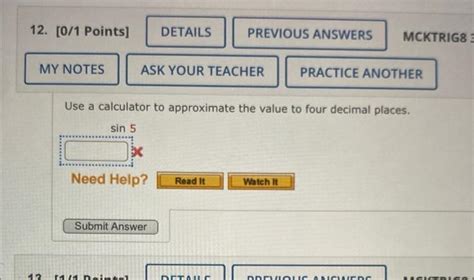 Solved Use A Calculator To Approximate The Value To Four Chegg Com