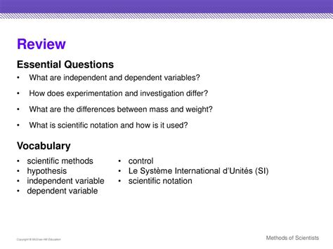 section 2 methods of scientists ppt download
