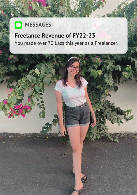 Saheli Chatterjee On Linkedin My Freelance Revenue Of 22 23 Is Over