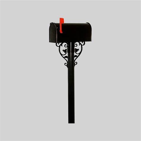 Single Locking Mailbox With Post Mailbox And Sign Solutions