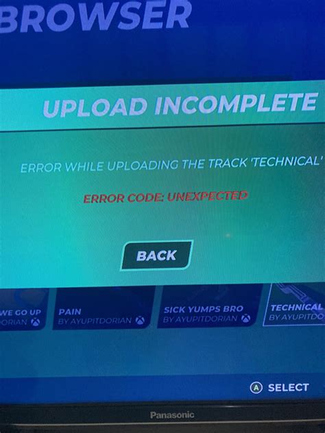 what does this error message mean r trackmania