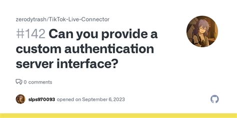 Can You Provide A Custom Authentication Server Interface · Issue 142