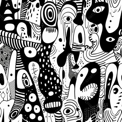 Doodles Pattern High Resolution Design Asset Texturas Grátis Download