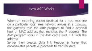 Presentation On Arp Protocol PPTX