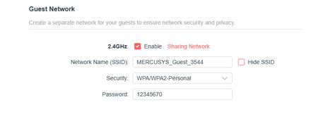 How To Create A Network For Guests On The MERCUSYS Wi Fi Routers Bienvenido A MERCUSYS