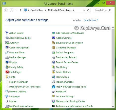 FIX Control Panel Icons Missing In Windows