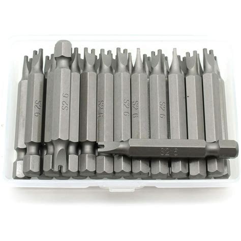 Kfhars 25 Pc Spanner 6 2 Inch Screwdriver Insert Bits Durable S2 Steel With Heavy Duty