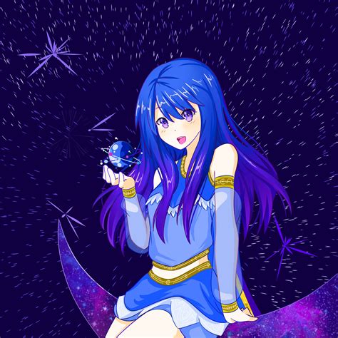 Anime Moon Girl Wallpapers Wallpaper Cave