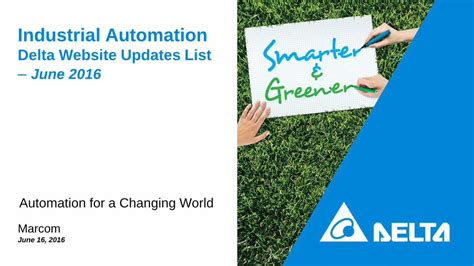 PDF Industrial Automation 台達電子機電事業部代理商互動網iacommunication deltaww com enews en DeltaWWW