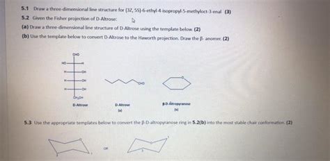 solved 5 1 draw a three dimensional line structure for