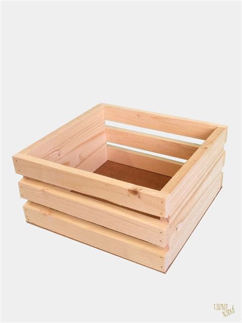 Деревянный ящик для подарков 20х20х10 Кашпо для растений Органайзер хранение вещей купить по