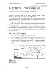 Topographic Lab INTRODUCTORY GEOLOGY TOPOGRAPHIC MAPS Nameeh Leg C1 Rate 3 8 TOPOGRAPHIC MAPS