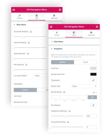 Navigation Menu