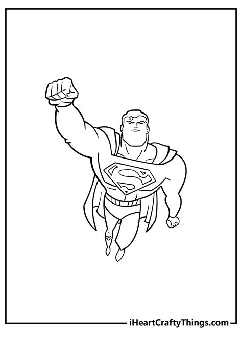 Free Superman Logo Coloring Pages