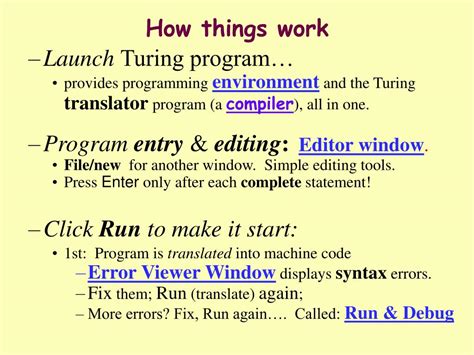 ppt turing 1 an introduction to programming powerpoint presentation