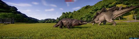 Jurassic World Evolution Deino Vs Stego By Witchwandamaximoff On Deviantart