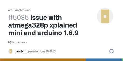 Issue With Atmega328p Xplained Mini And Arduino 169 · Issue 5085