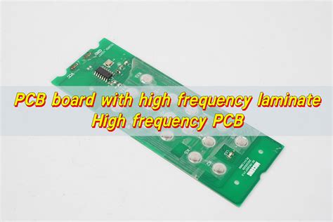 Pcb Board With High Frequency Laminate High Frequency Pcb