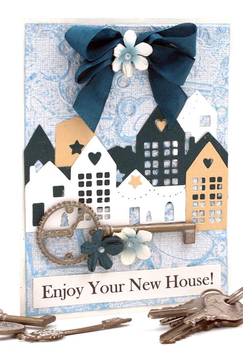 Card For Eileen Hull Designs Starlit Village And Card Panel Thinlits Die Set Project Idea