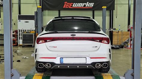 K5 Dl3 가변 배기 Jsr 커스텀 듀얼 머플러 배기음 아이비웍스 Youtube