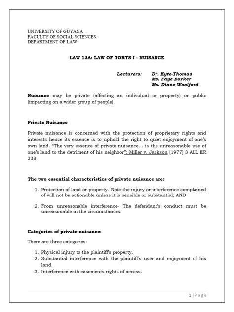 nuisance worksheet 2024 download free pdf nuisance justice