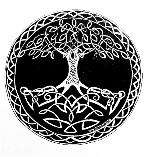 Celtic Tree Of Life Tattoo Design
