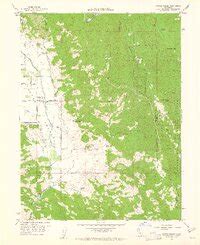 1960 Map Of Potter Valley Ca — High Res Pastmaps