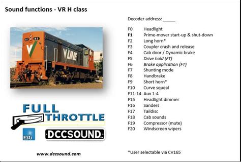 Vr H Class De Full Throttle Sound Project Dccsound